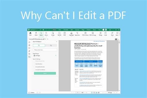 Why Can T I Edit A PDF 4 Causes And Corresponding Solutions
