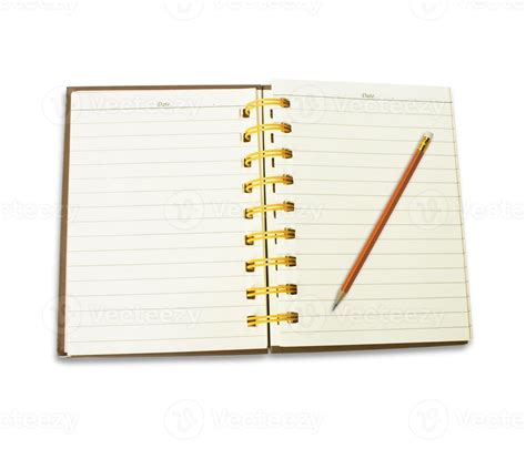 Pencil And Notebook 7290836 Stock Photo At Vecteezy