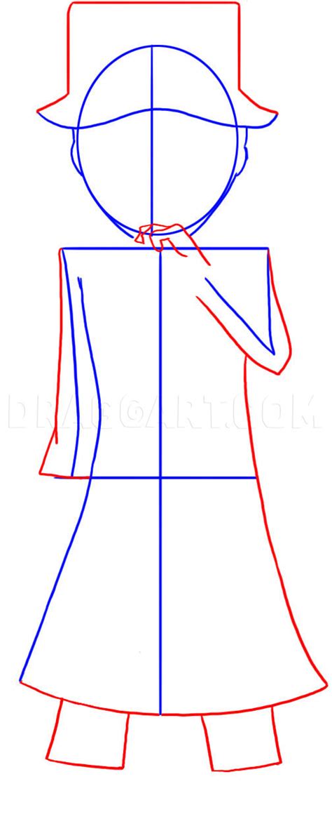 How To Draw Chibi Rorschach From Watchmen Drawing Step By Step By Dawn Dragoart