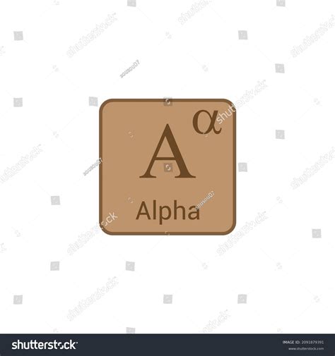 그리스어 알파벳 알파 기호 아이콘 벡터 스톡 벡터로열티 프리 2091879391 Shutterstock