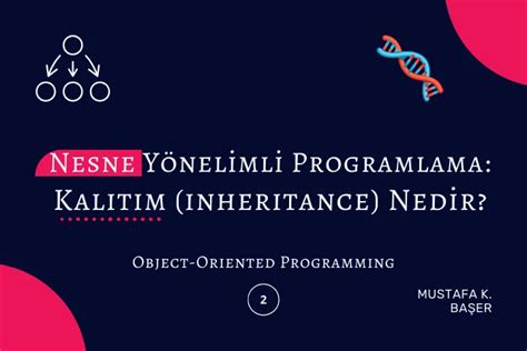 Oop — Nesne Yönelimli Programlama Inheritance Kalıtım Rehberi