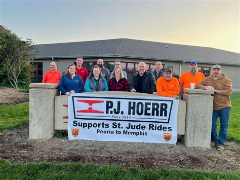 Pj Hoerr Supports Peoria To Memphis St Jude Rides