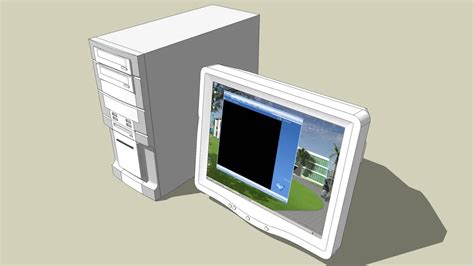 Pc And Monitor 3d Warehouse