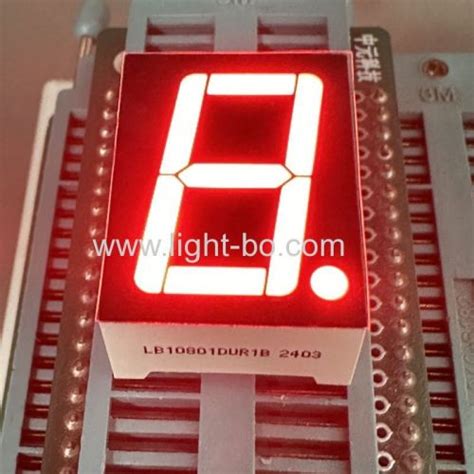 Ultra Bright Red 0 8inch Common Cathode Single Digit 7 Segment Led Display For Insrument Panel