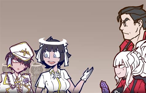 Lucifer Helltaker Azazel Archangel And Angel Helltaker Drawn By Ro Aahnn Danbooru