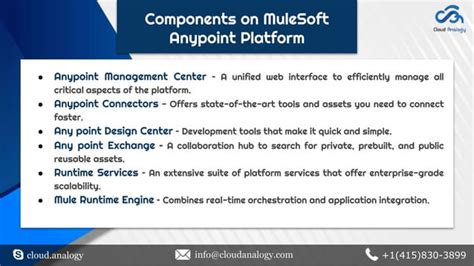 Benefits Of Integration With The Mulesoft Anypoint Platform Pptx