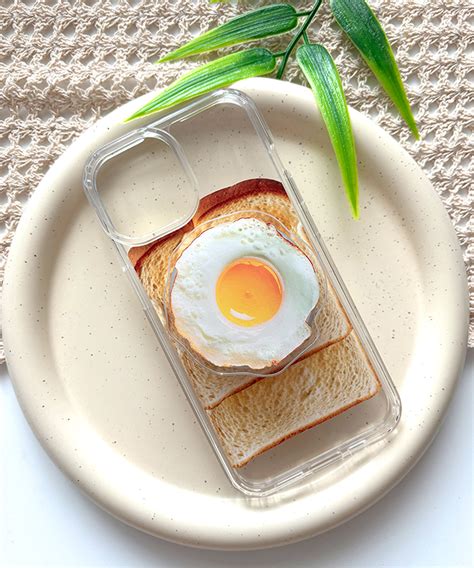 토스트세트 특이한 귀여운 아이폰 갤럭시 케이스 S22 S23 미니 프로 울트라 맥스 15 Z플립3 Z플립4 Z플립5 커플 우정 생일 선물 톡 맥세이프 핸드폰거치대 자석 핑거