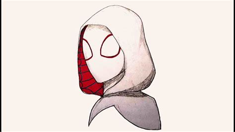 How To Draw Spider Gwen Spider Verse Easy Drawing In 2025 Easy