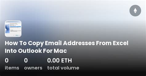 How To Copy Email Addresses From Excel Into Outlook For Mac Collection Opensea
