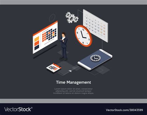 Isometric In Cartoon D Style Royalty Free Vector Image