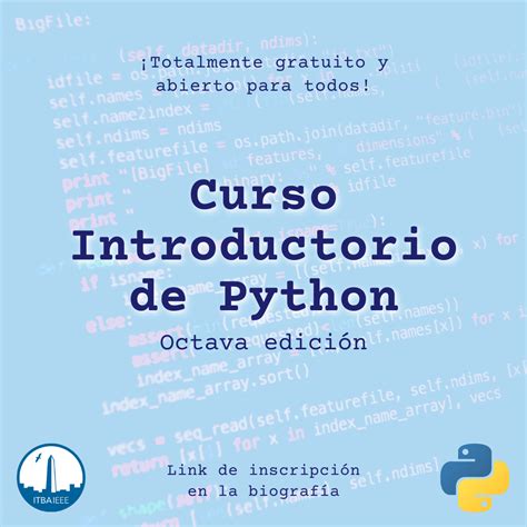 Introducción a la Programación en Python va Edición Clase IEEE