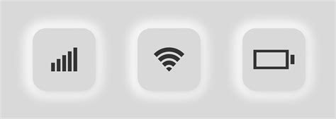 Premium Vector Phone With Network Wifi And Full Battery Icon Set