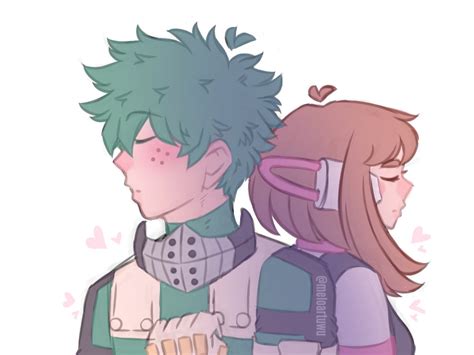 Deku And Uravity By Meloartuwu Rizuocha
