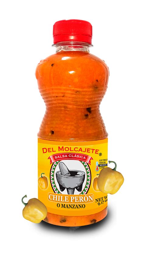 Del Molcajete Chile Perón Hot Sauce