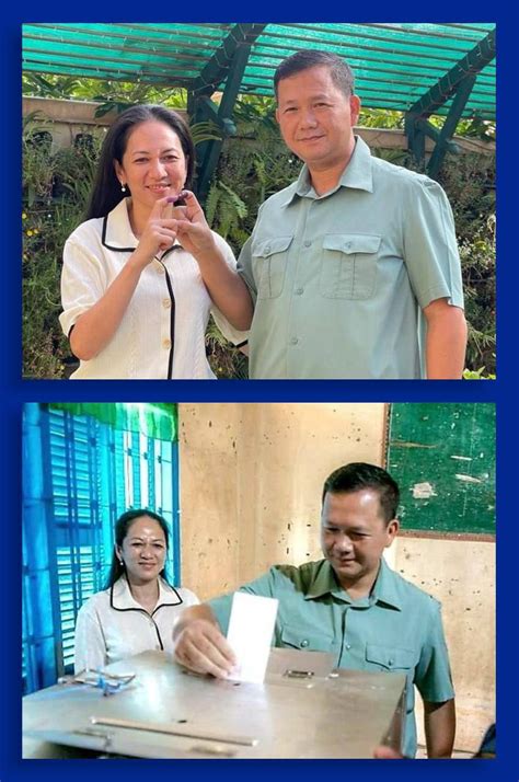 លោកបណ្ឌិត ហ៊ុន ម៉ាណែត និងភរិយា បានបោះឆ្នោតរួចហើយ សារព័ត៌មាន នគរវត្ត