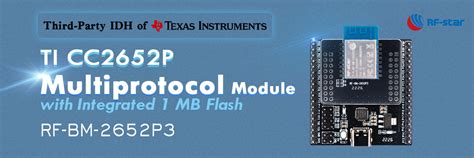 CC P Multi Protocol Module With PA And MB Flash Integrated RF BM P RF Star