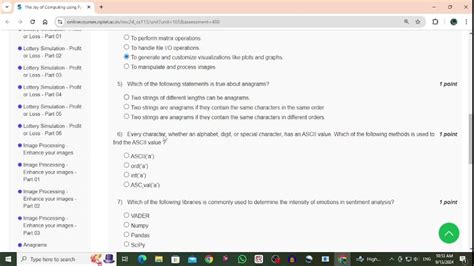 nptel joy of computing using python week 8 quiz solution youtube