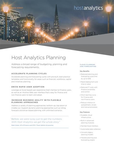 Pdf Host Analytics Planning · Pdf Filedata Sheet Host Analytics Planning Formatting And