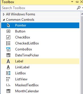 C Label Control Naukri Code