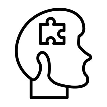 Business Problem Solving Icon Symbol Puzzle Solution Vector Symbol