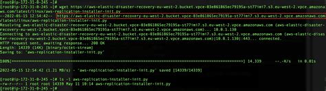 Cross Region Aws Elastic Disaster Recovery Agent Installation In A Secured Network Aws Storage