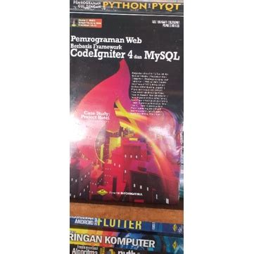 Jual Pemrograman Web Berbasis Framework CodeIgniter Dan MySQL Shopee Indonesia