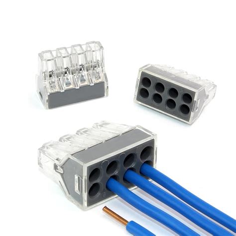 10pcs PCT 108 Wire Wiring Connector Universal Compact 8 Pin Conductor Terminal Block 0 75 2 5mm2