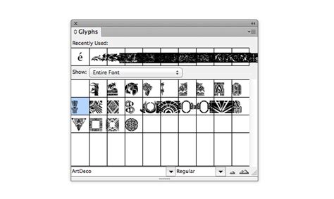 Quick Tip Easy Graphics Using The InDesign Glyphs Panel