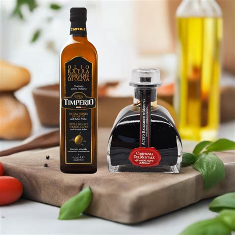 Balsamic Vinegar And Timperio Nobile Evoo Bundle