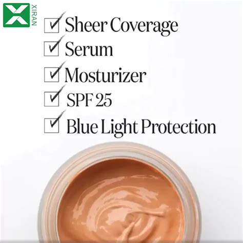Private Label Foundation Cream Spf 30 Oil Free Moisturizing Sunscreen