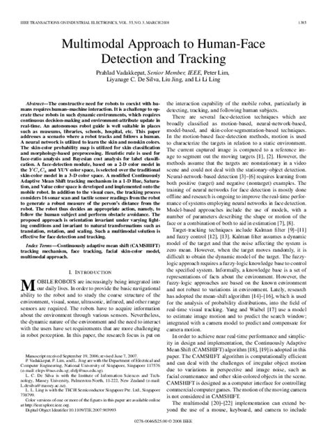 multimodal approach to human face detection and tracking