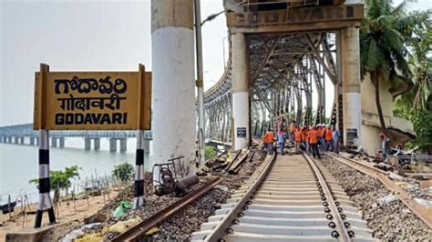 Asias Third Longest Road Cum Railway Bridge On Godavari Comes To Dilapidated State In