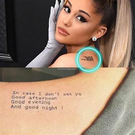 Ariana Grande Tattoo Artofit