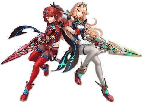 Super Smash Bro Ultimate Pyra And Mythra Alt 7 By Leadingdemon0 On