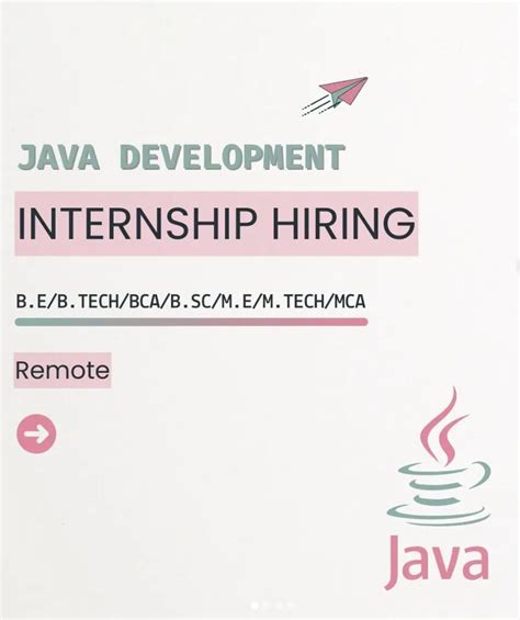 Tech Quotient Technologies On Linkedin Java Internship Hiring Techopportunity