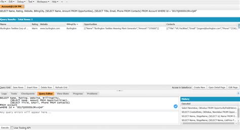 SOQL In Apex Cloud Prism