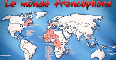 Карта мира на французском 85 фото