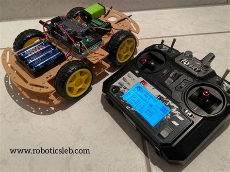 How To Build An Rc Car Using Arduino Flysky Controller Robotics Lab
