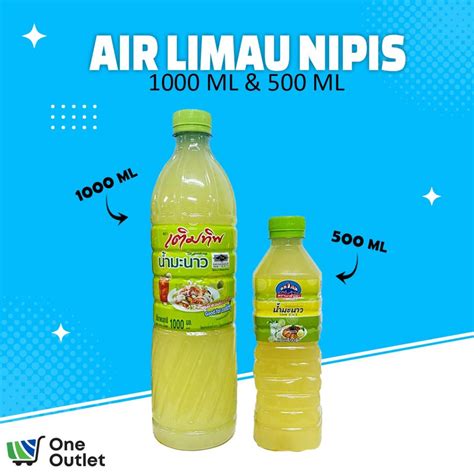 Air Limau Nipis Jus Limau Nipis Lime Juice 300ml 500ml 700ml 1000ml Shopee Malaysia