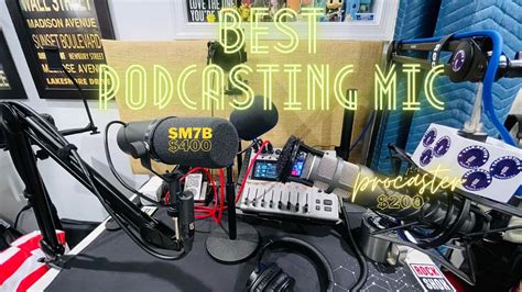 SM7B vs. Procaster vs. Zoom ZDM1 - YouTube