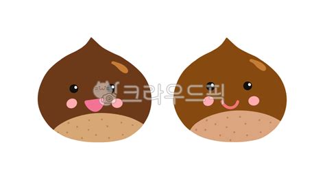 밤 밤일러스트 밤도안 가을 알밤 사진 이미지 일러스트 캘리그라피 냐옹친구작가