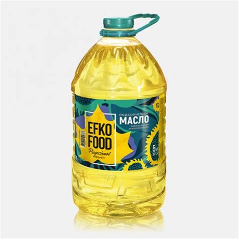 Масло EFKO FOOD Professional раф. 5л купить оптом от РЦ Регион | Food ...