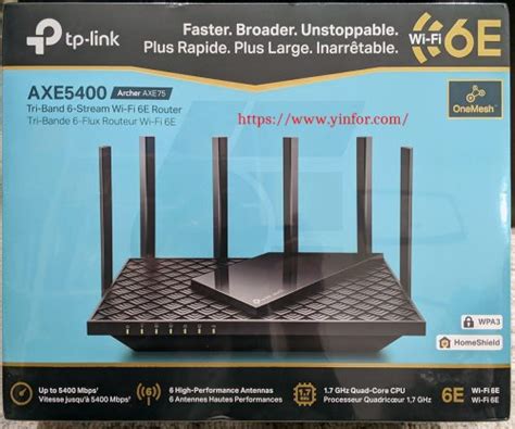 Tp Link Axe Archer Axe Tri Band Gigabit Wi Fi E Router David Yin S Blog