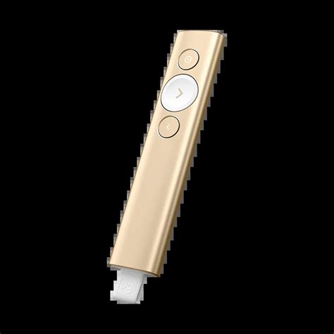 Logitech Spotlight Presentation Remote Wireless Control Gold