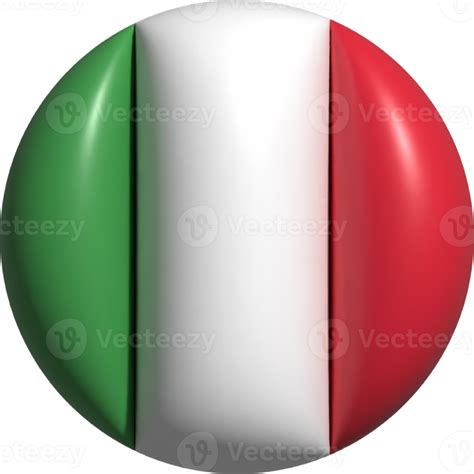 Italy Flag Circle 3d 22501765 Png
