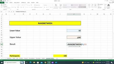 How To Use Rand Function Excel Create Random Numbers Excel Excel