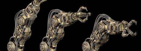 Robotic Arm ADVANCED Rigged Animated FlippedNormals