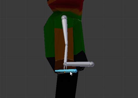 rigging prevent arm from twisting when moving it foward blender