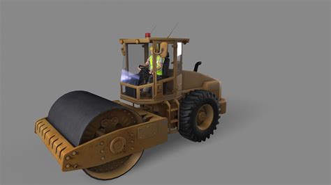 3d Model Compactor Operator Turbosquid 2213933