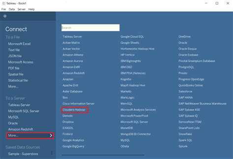Tableau Connection And Setup
